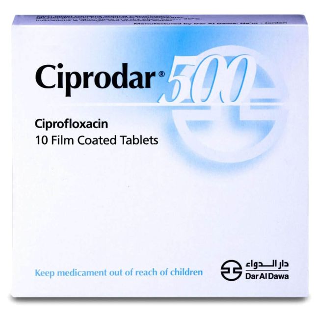Ciprodar - 500 Mg - 10 Tablet