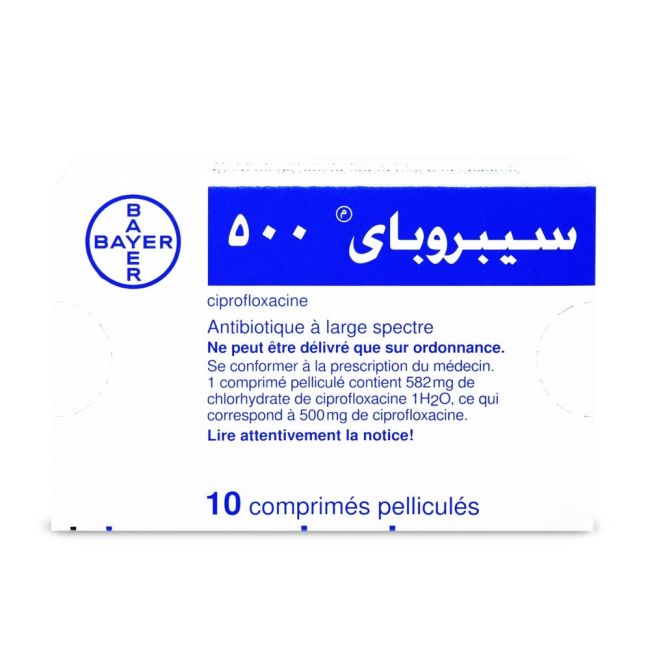 Ciprobay - 500 Mg - 10 Tablet
