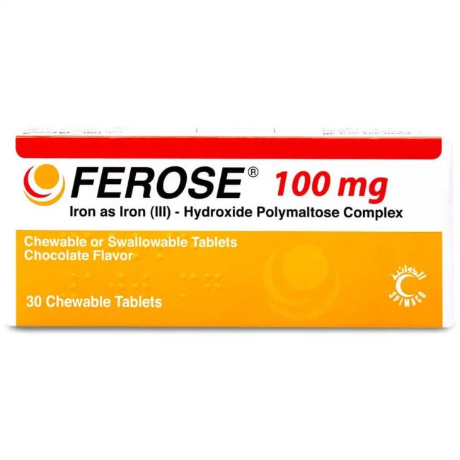 Ferose - 100 Mg - 30 Tab