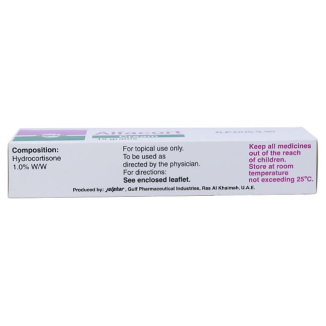 Alfacort 1% - Cream - 15Gm