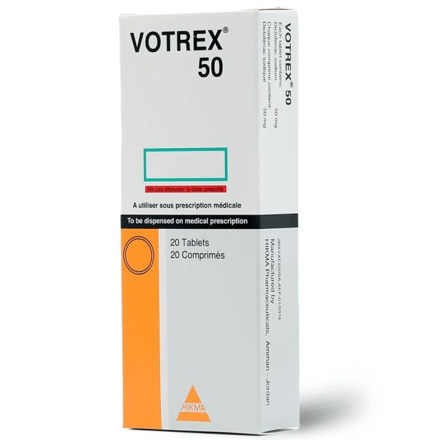 Votrex - 50 Mg - 20 Tablet