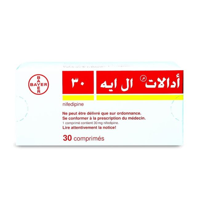 Adalat La 30Mg - 30 Tablets