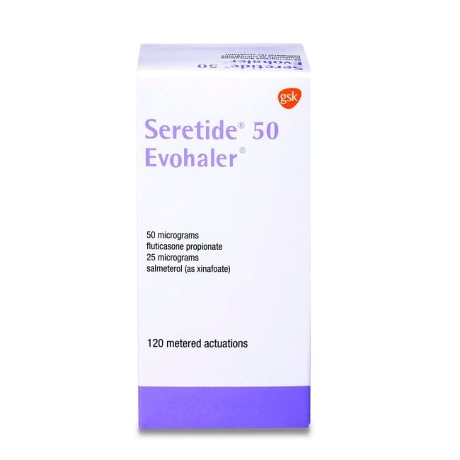 Seretide - 50 Mcg Evohaler - 120Pcs
