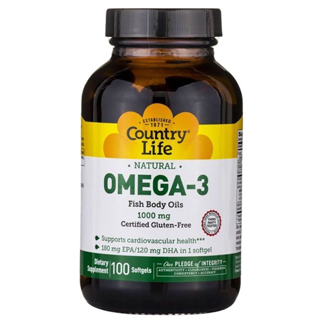 Country Life - Fish Oil 1000 Mg - 100 Softgels