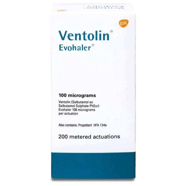 Ventolin - 100 Mcg Evohaler