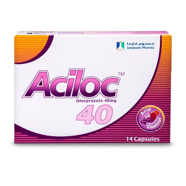 Aciloc 40mg 14 Capsules