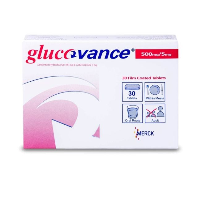 Glucovance - 500/5 Mg - 30 Tablet