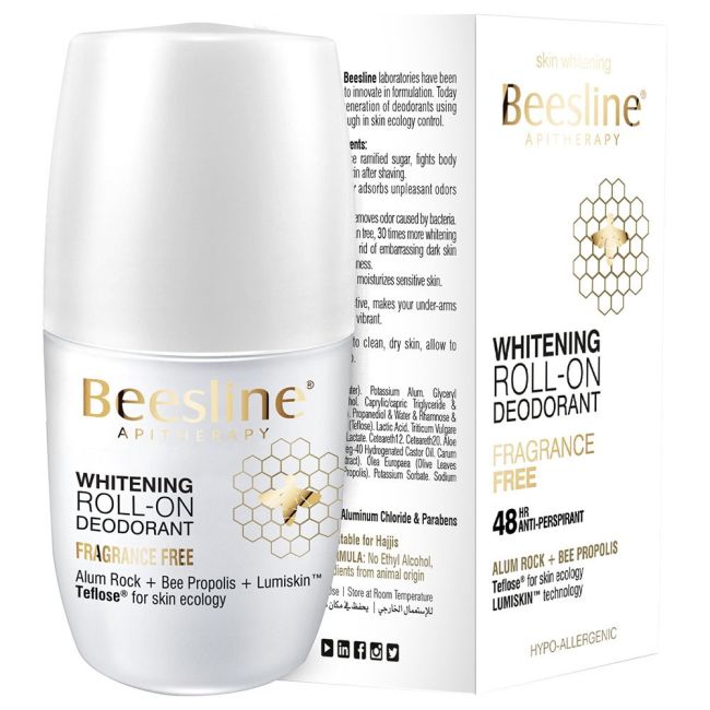 Beesline - Whitening Roll-On - Fragrence Free