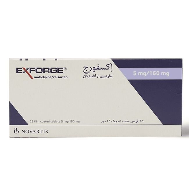 Exforge - 5/160 Mg - 28 Tablet