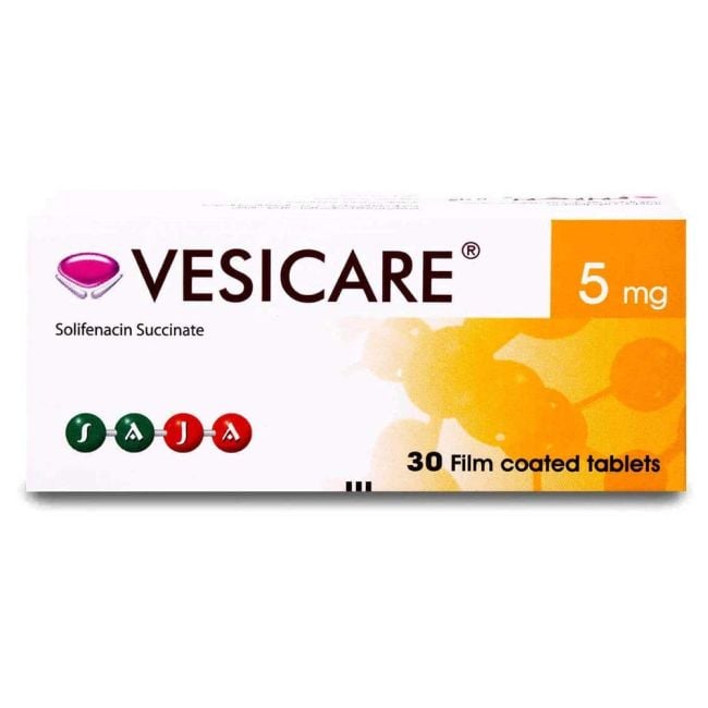 Vesicare - 5 Mg - 30 Tablet