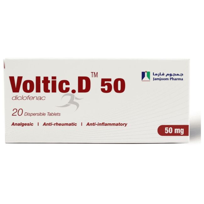 Voltic-D - 50 Mg Dispersable Tablet - 20Pcs