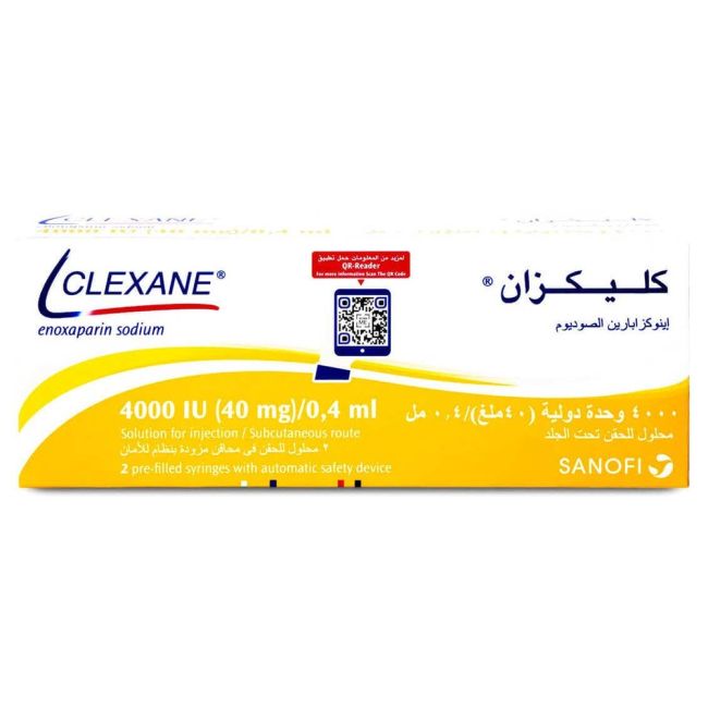 Clexane 4000 Iu/0.4Ml Pre-Filled Syringe