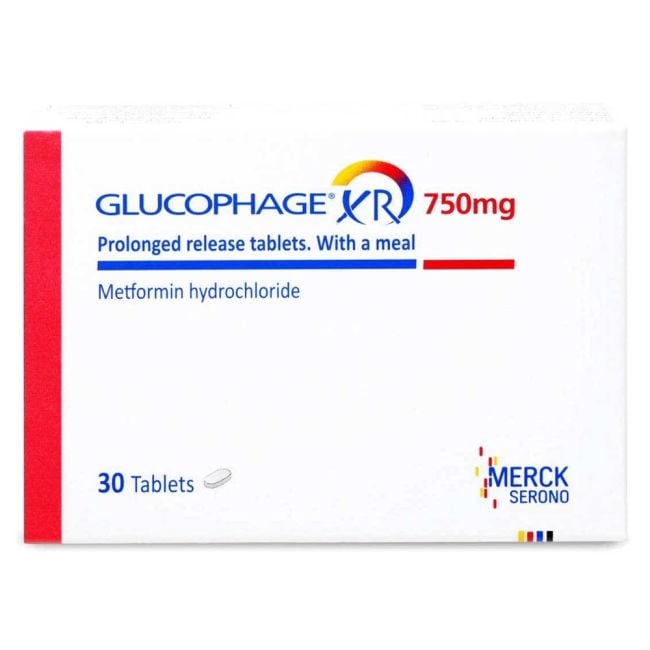 Glucophage - Xr 750Mg - 30 Tablets