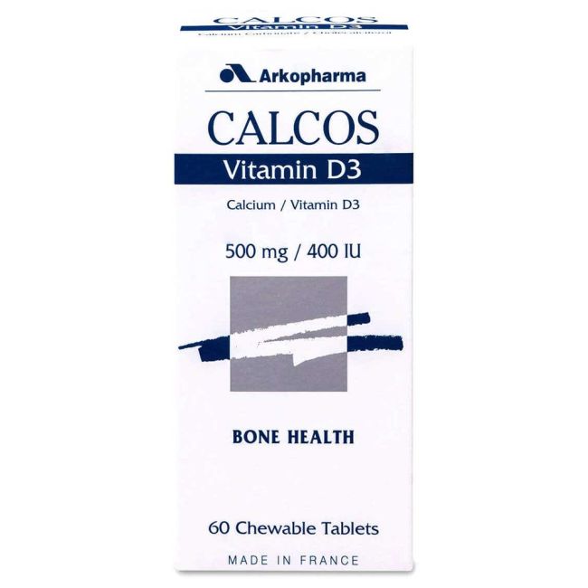 Arkopharma - Calcos Vitamin D3 - 60 Chewable Tablets