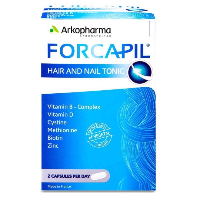 Arkopharma - Forcapil Hair And Nail Tonic - 60 Capsules