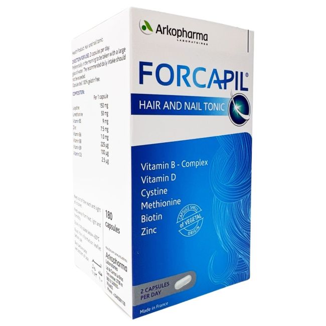 Arkopharma - Forcapil Hair And Nail Tonic - 180 Capsules