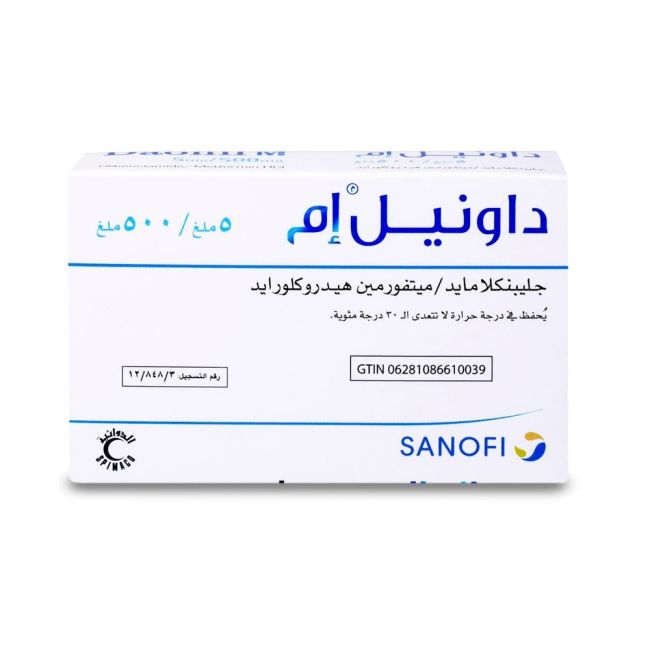 Daonil M - 5/500 Mg - 30 Tablet