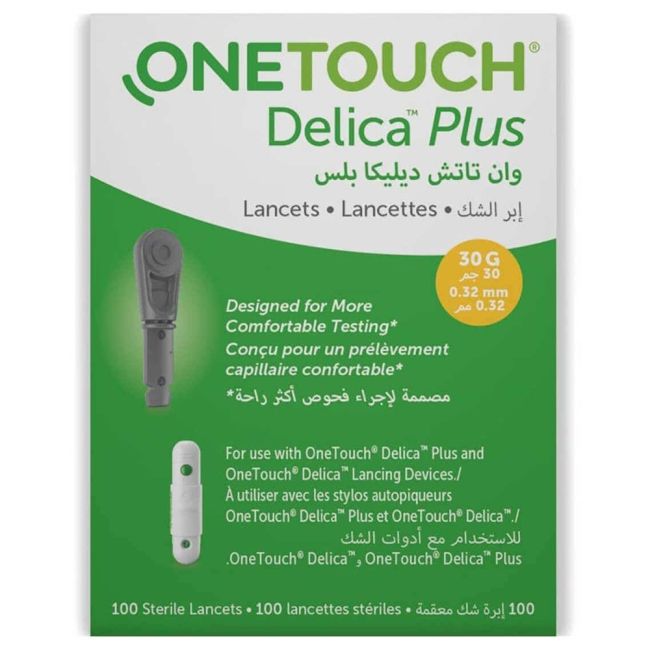 One-Touch - Delica Plus Sterile Lancets - 100 Lancet