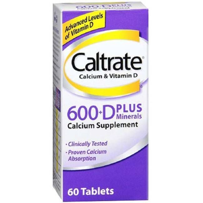 Caltrate - 600+D Plus Minerals - 60 Tab