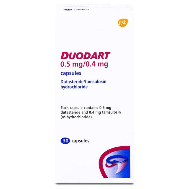 Duodart - 0.5/0.4Mg - 30 Capsules