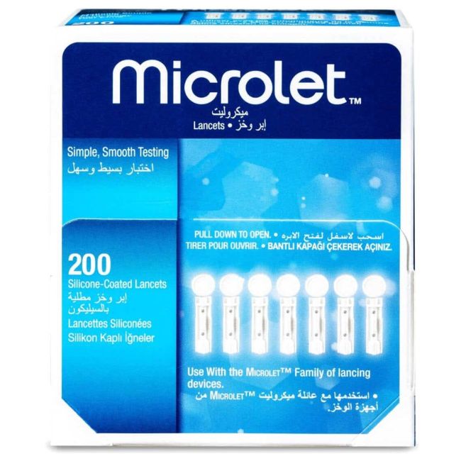 Microlet Lancet 200 Pcs 6551
