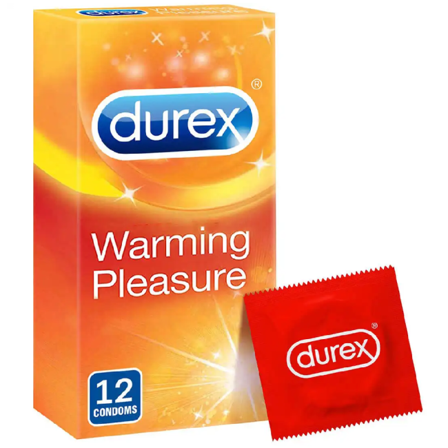 Durex Condoms - Warming Pleasure - 12 Pcs