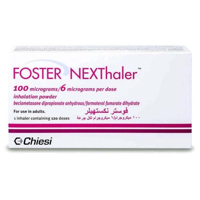 Foster - Nexthaler 100/6 Mcg Inhalation Powder - 120 Dose