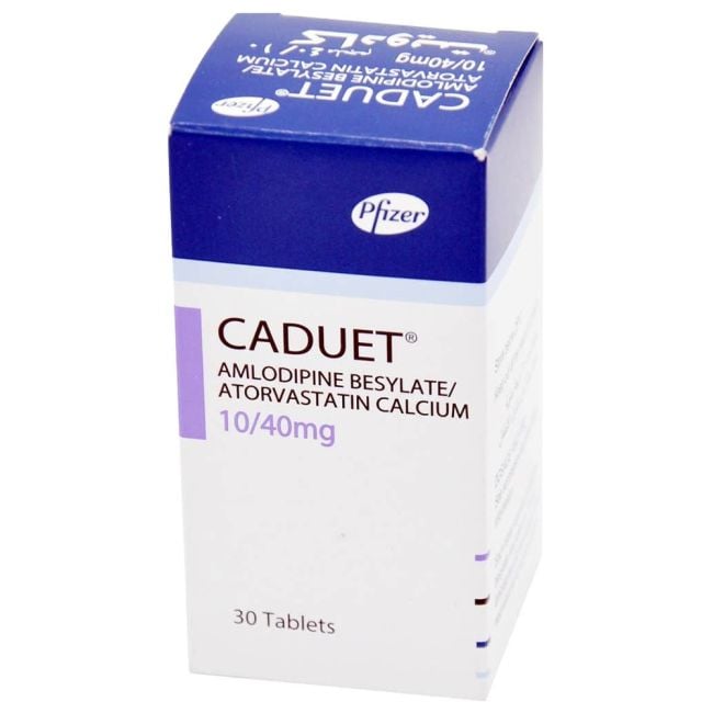 Caduet - 10/40 Mg - 30 Tablets