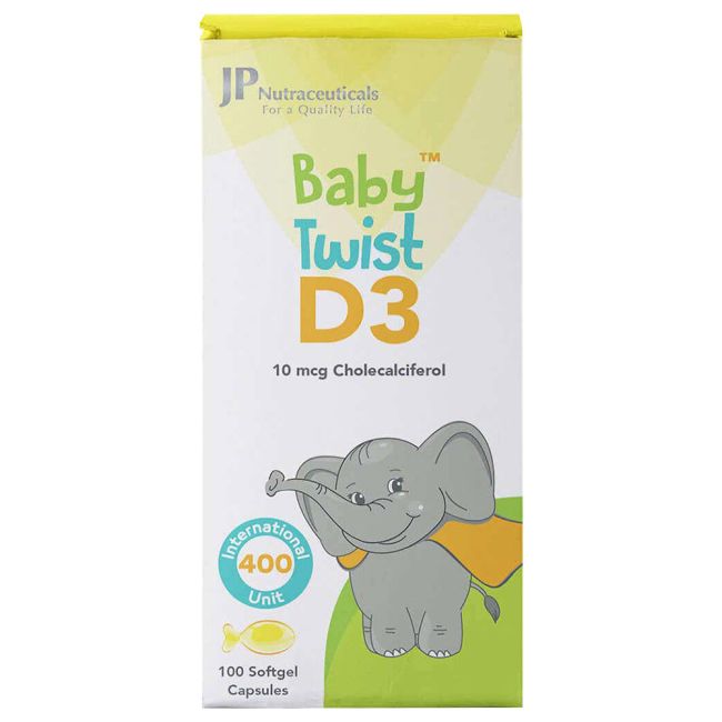 Baby Twist D3 - 400 IU - 100 Capsule