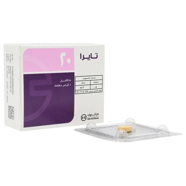 Tyra - 20 Mg Film Coated - 4 Tab