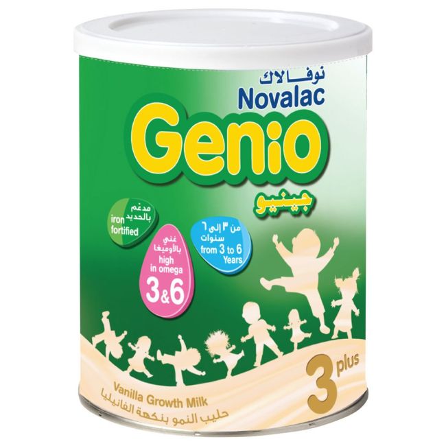 Novalac Genio Baby Milk (3) Plus With Vanilla 800 Gm