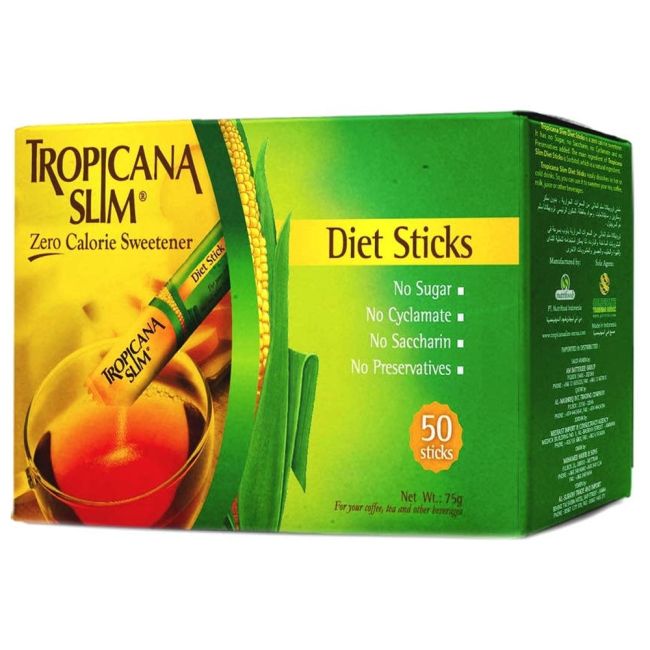 Tropicana - Slim-Zero-Calorie Sachet - 50Pcs