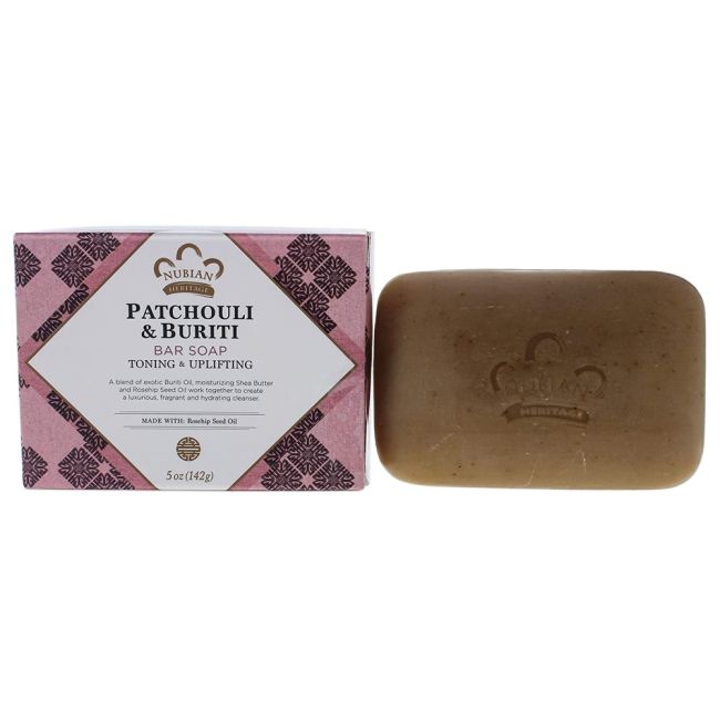 Nubian Heritage - Patchouli & Buriti Bar Soap - 142Gm
