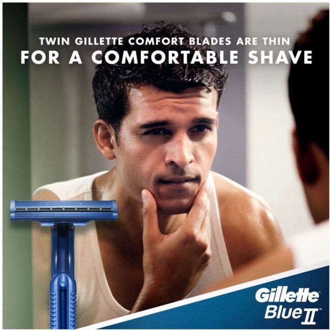 Gillette - Blue Ii Disposable Razor - 5Pcs