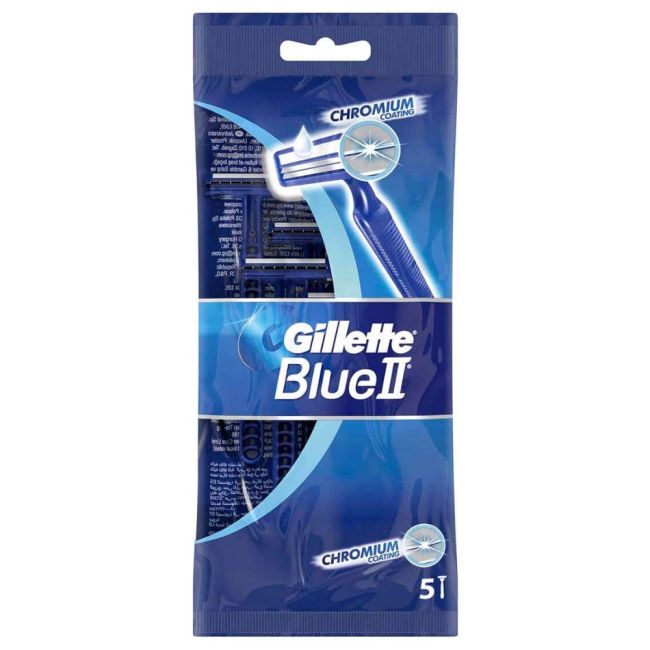 Gillette - Blue Ii Disposable Razor - 5Pcs