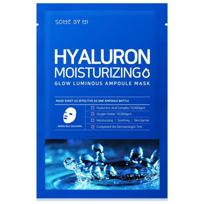 Some By Mi - Hyaluron Moisturizing Glow Luminous Ampoule Mask