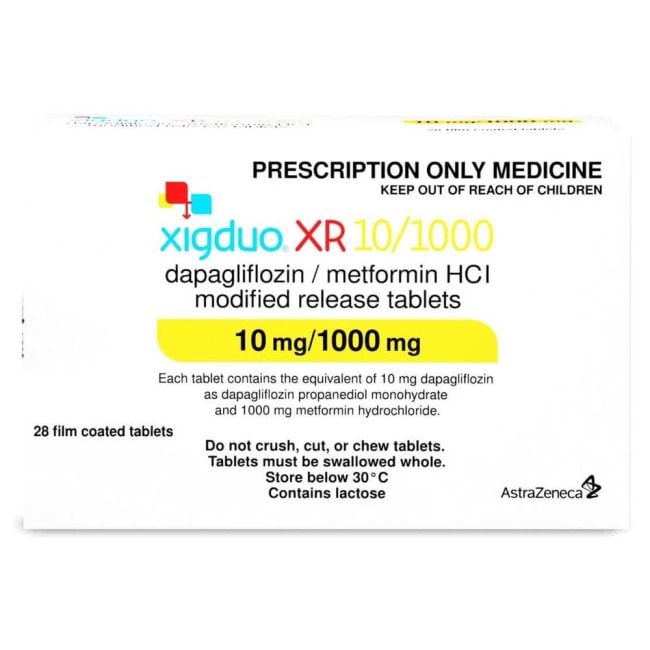 Xigduo - Xr 10/1000 Mg - 28 Tablet