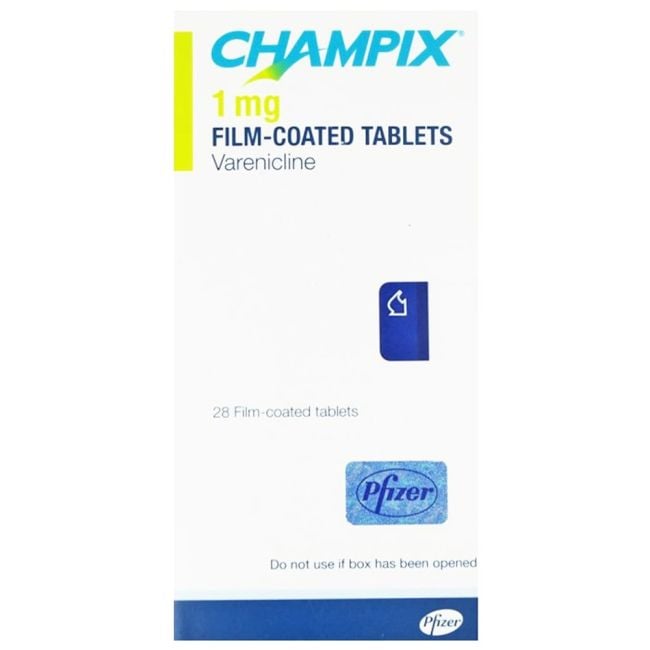 Champix - 1Mg Film-Coated - 28 Tablets