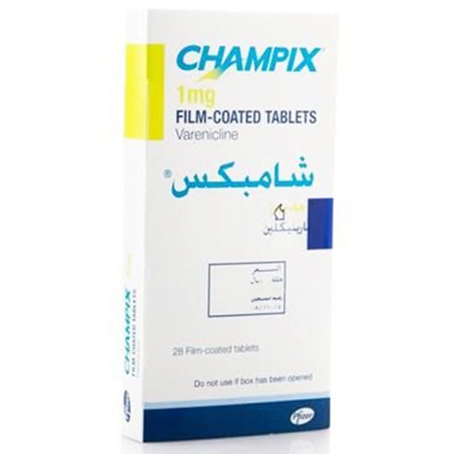 Champix - 1Mg Film-Coated - 28 Tablets