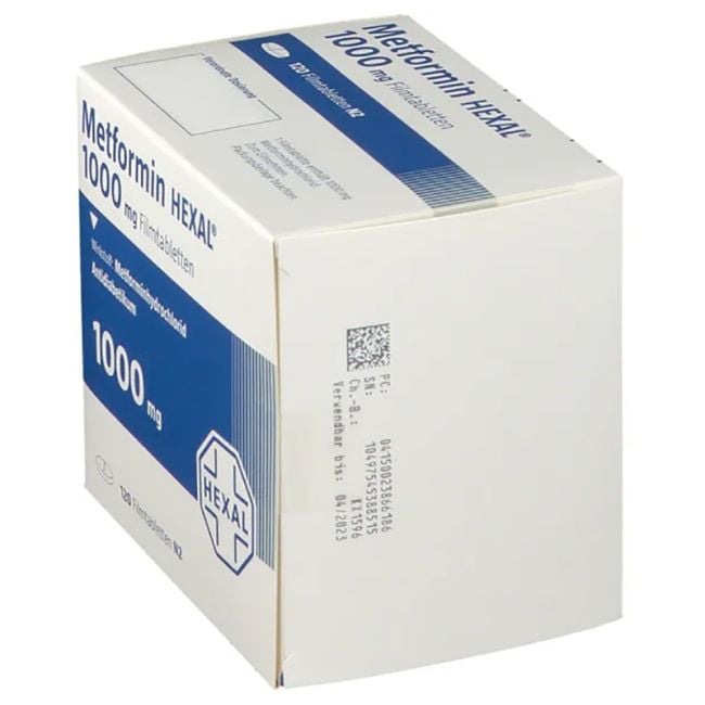 Metformin - Hexal 1000 Mg - 120 Tablet
