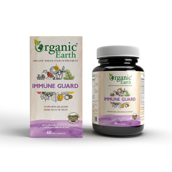 Organic Earth- Immune Guard- 60 Capsules