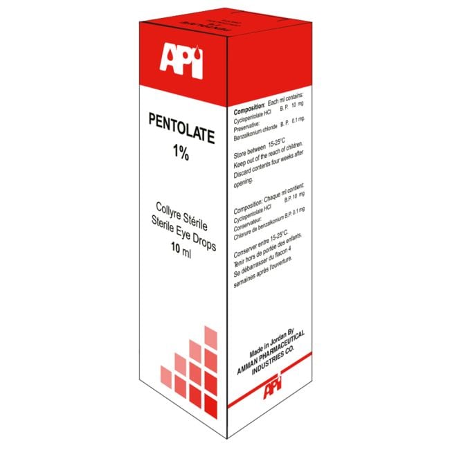 Pentolate 1% Eye Drops - 10 Ml