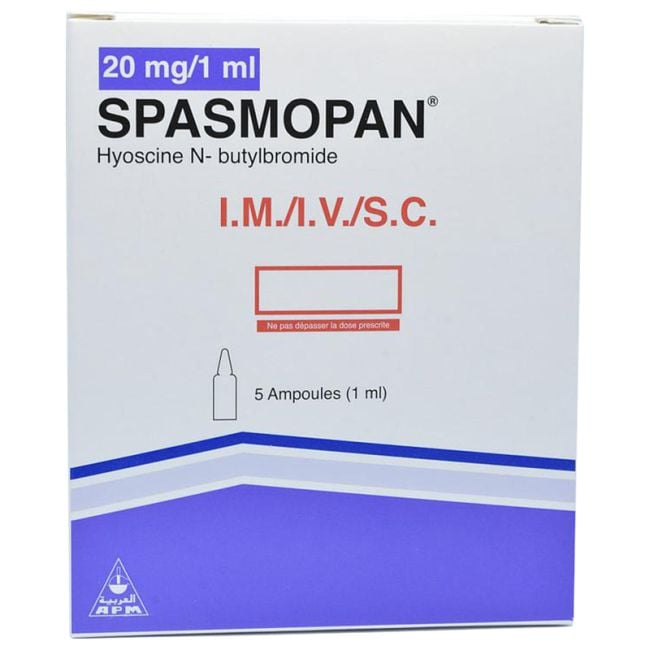 Spasmopan 20 Mg Ampoule - 1 Ml